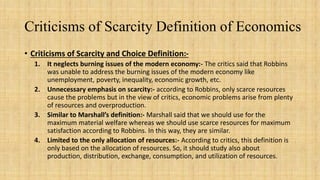 Unit 1 definition of economics of BALLBdf | PPT