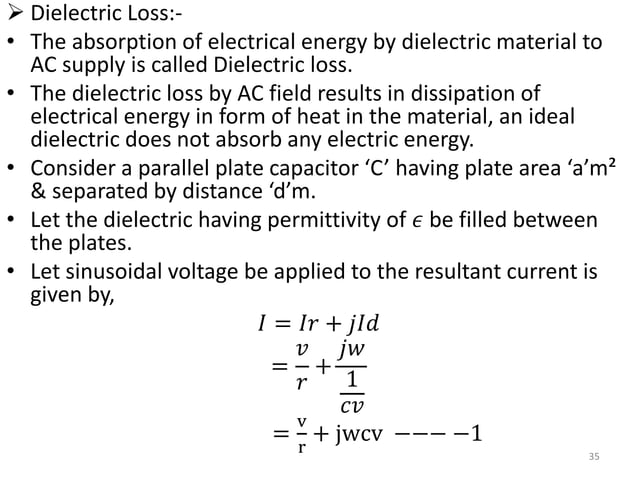 Dielectric Properties of Insulating Materials | PDF