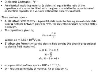 Dielectric Properties of Insulating Materials | PDF