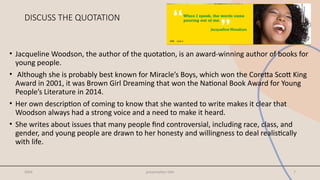 Unit 1 Discovering your Voice Brown Girl Dreaming.pptx