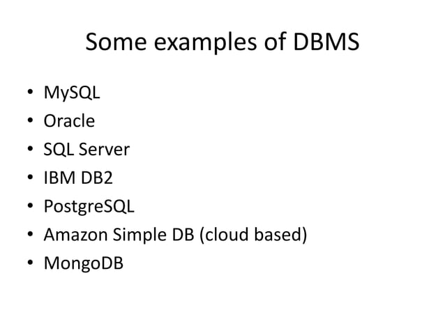 Unit 1 DBMS | PDF