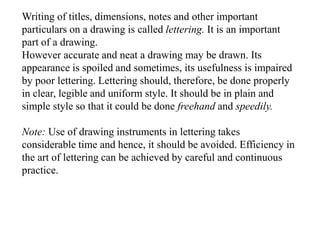 Unit 1 Engineering graphics geometry and lines | PPTX