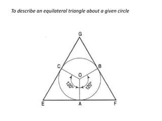 Unit 1 Engineering graphics geometry and lines | PPTX