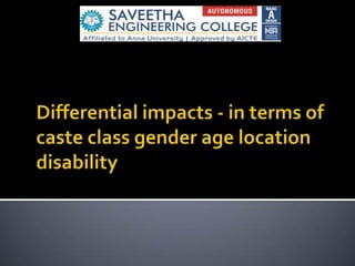 Unit1e differential impact | PPTX
