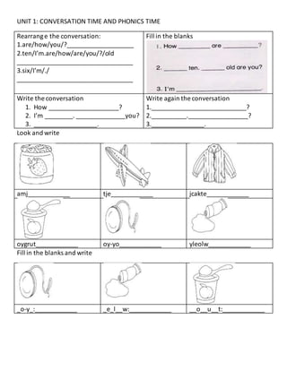 Unit 1 e2 | DOCX | Homework and Study | Education