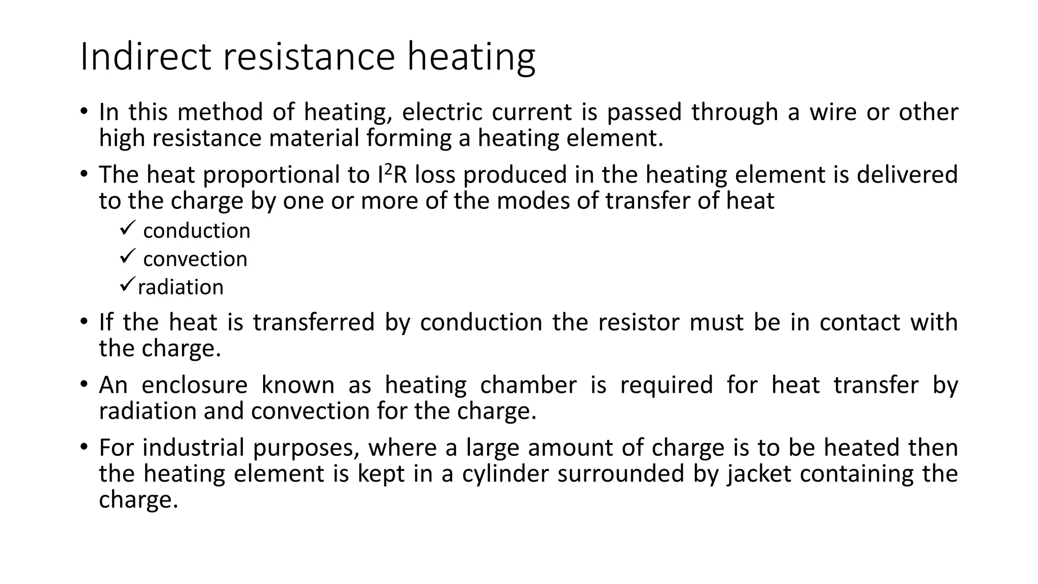 Resistance heating | PPTX