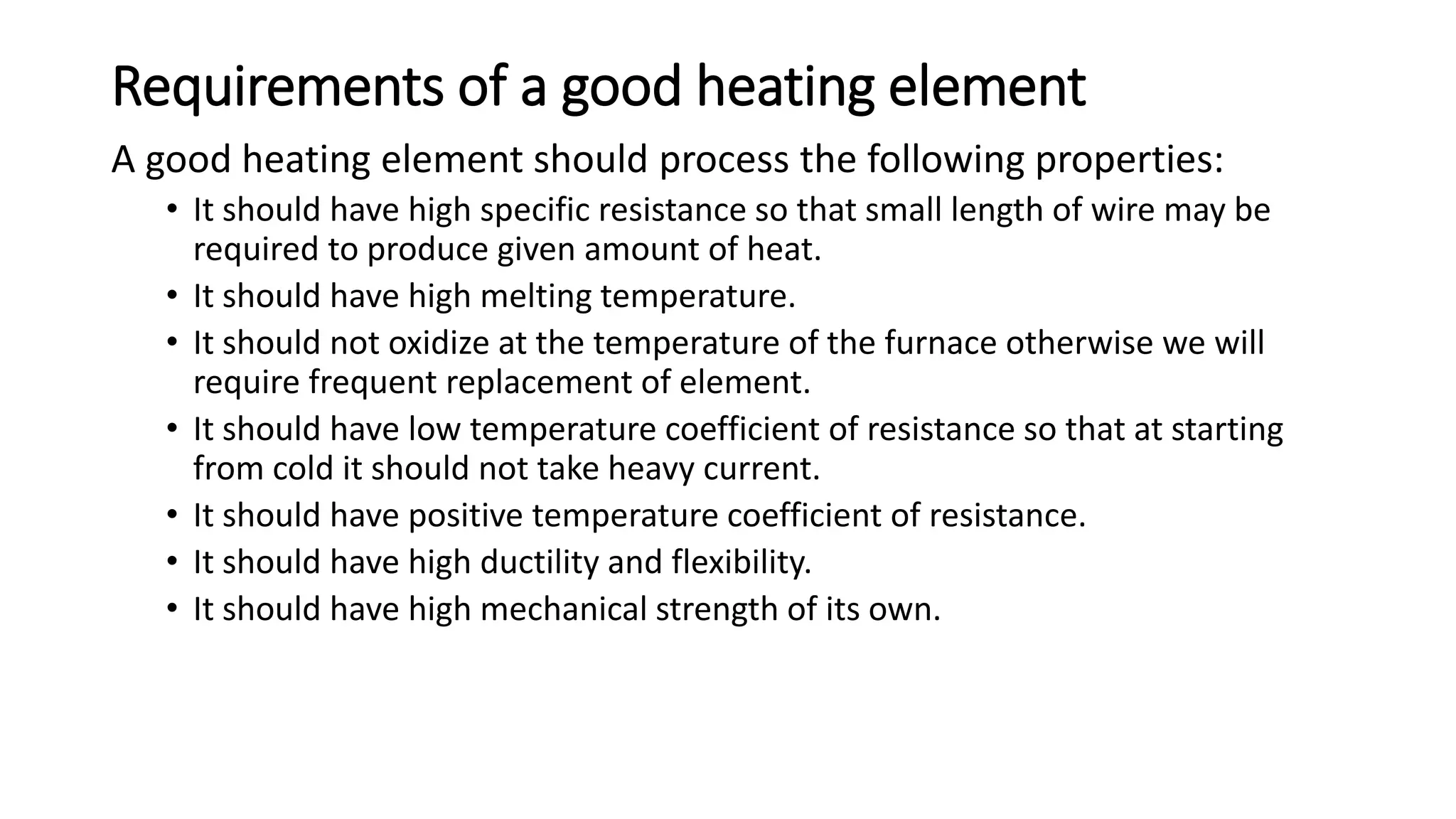 Resistance heating | PPTX