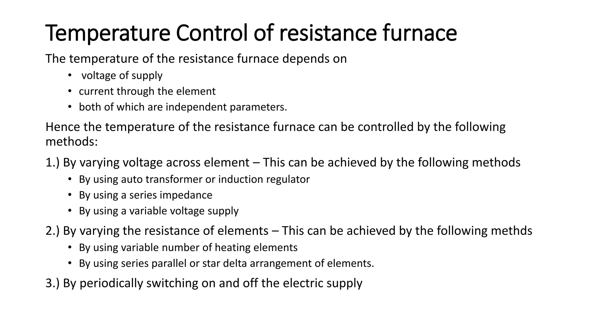 Resistance heating | PPTX