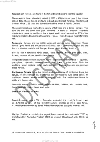 Unit 1 ecosystem | PDF | Geography | Science