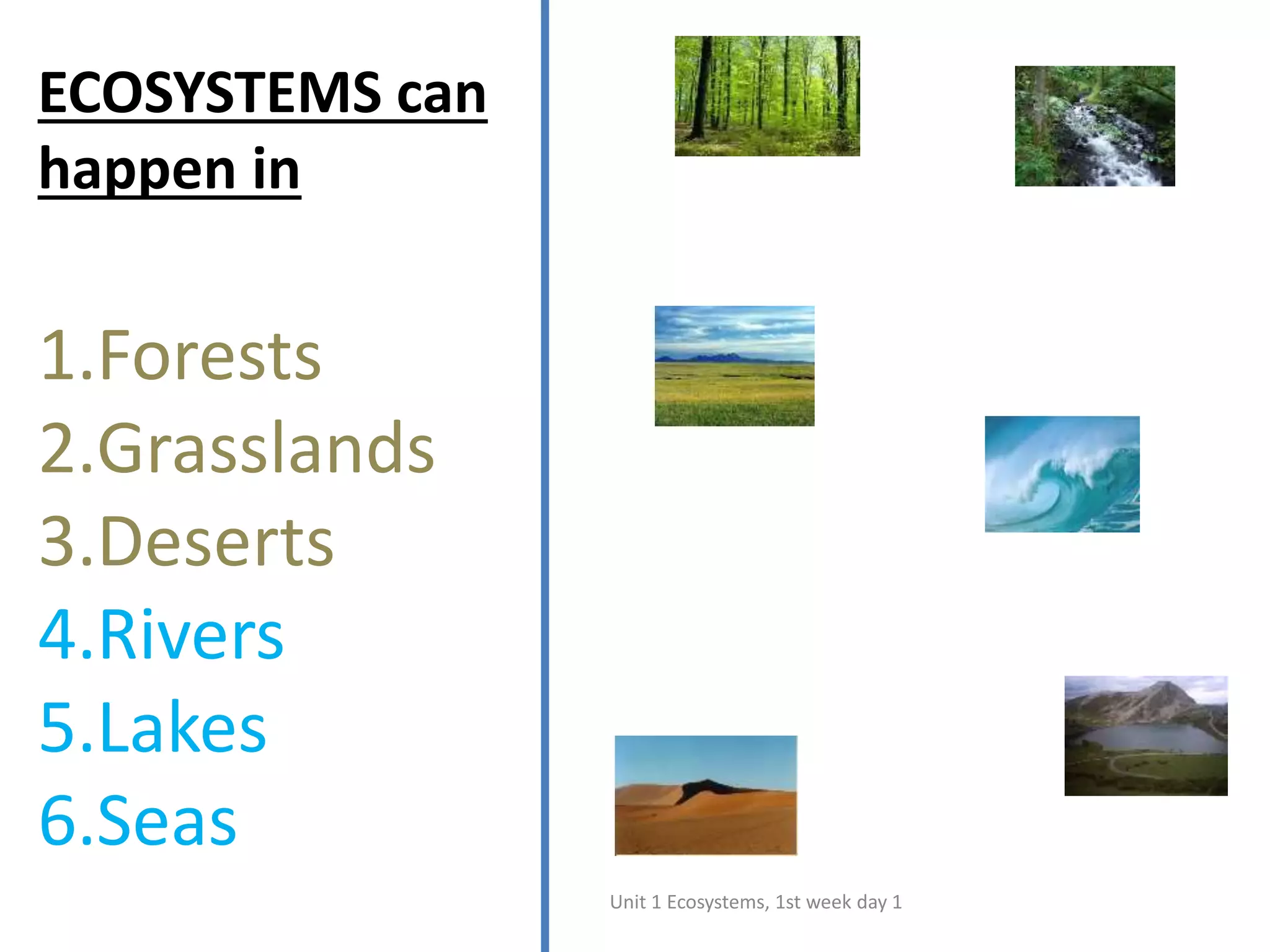 Ecosystems and environment | PPT