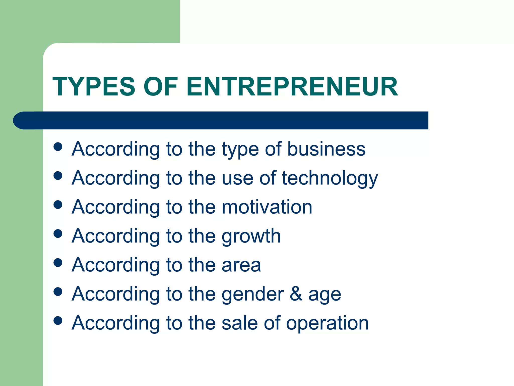 ppt on Entrepreneur | PPT