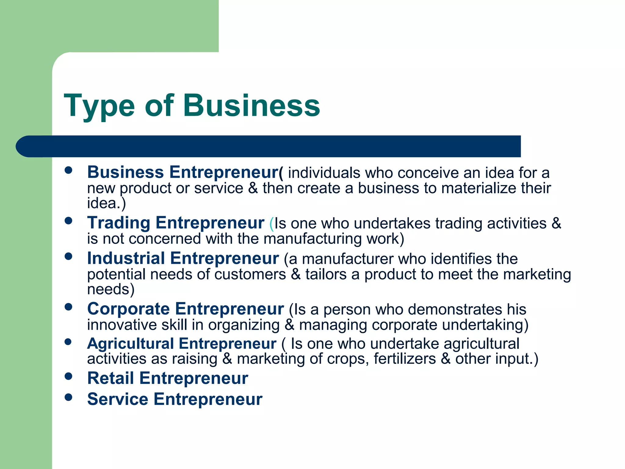 ppt on Entrepreneur | PPT