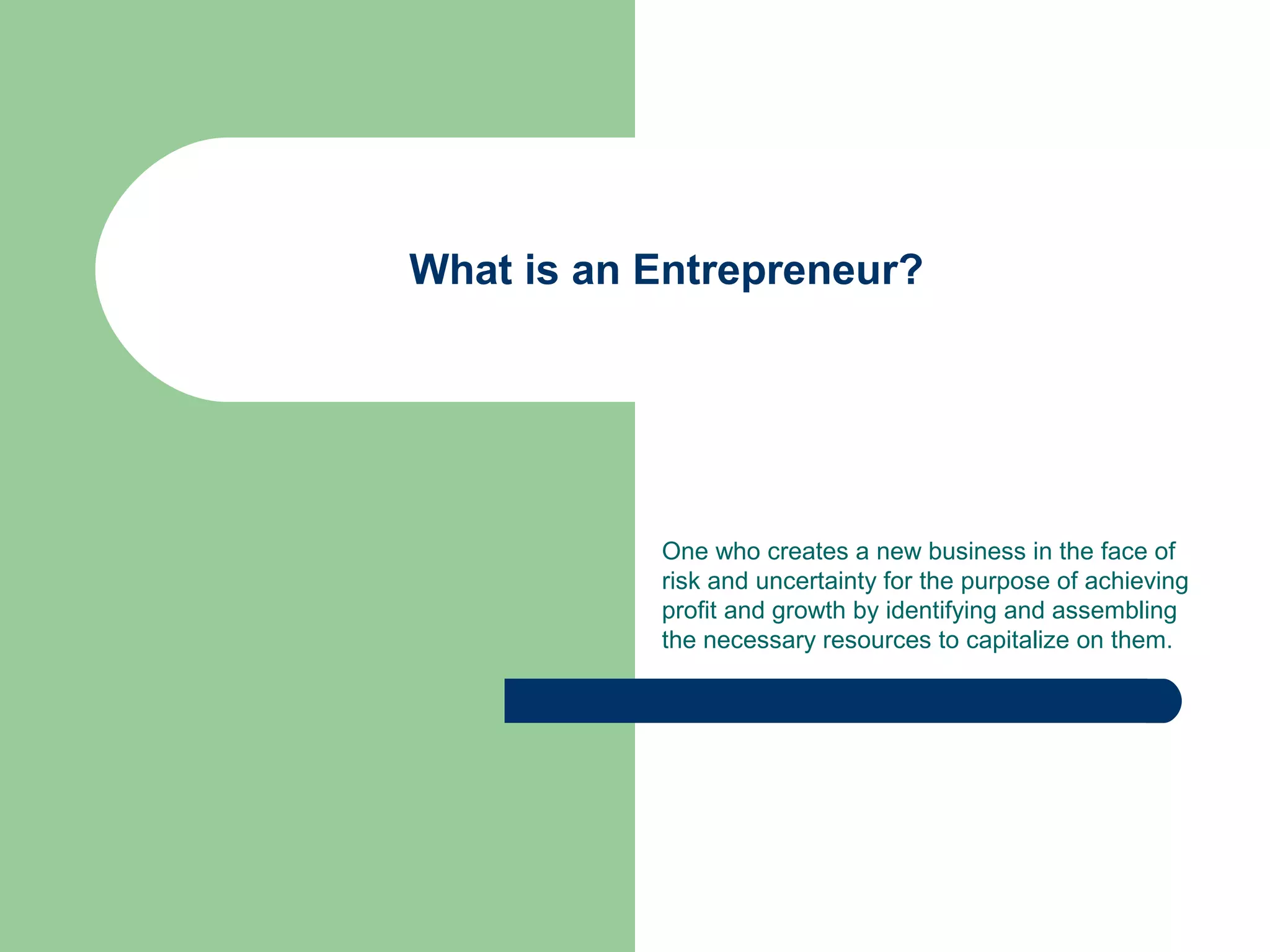 ppt on Entrepreneur | PPT