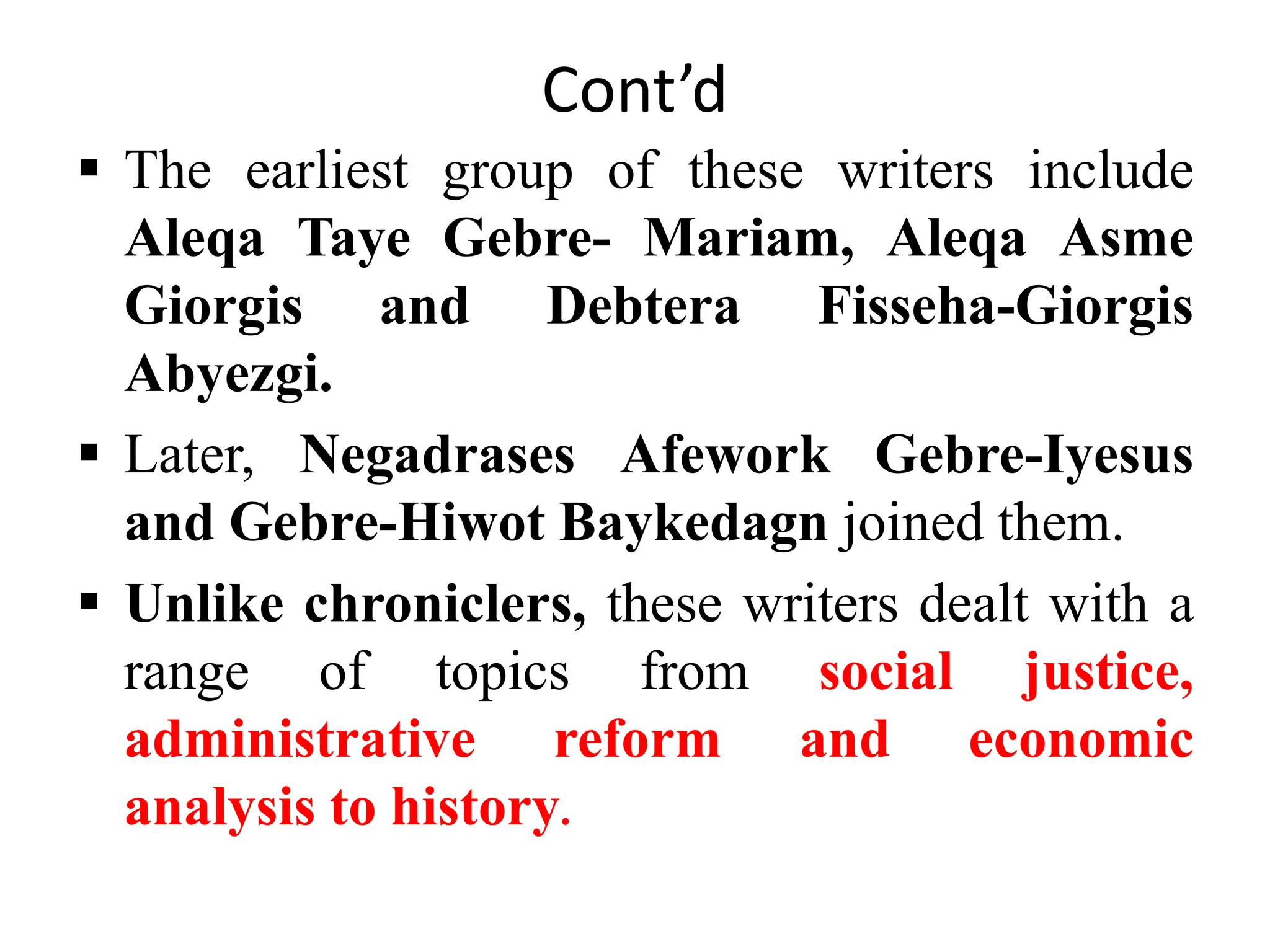 History of of Ethiopia and the Horn (Hist.1012) | PPTX