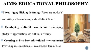 UNIT 1 EDUCATIONAL PHILOSOPHY- DEFINITION, MEANING.AIMS, NATURE,SCOPE ...