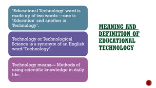 unit 1 Introduction and Theoretical Foundations of educational ...