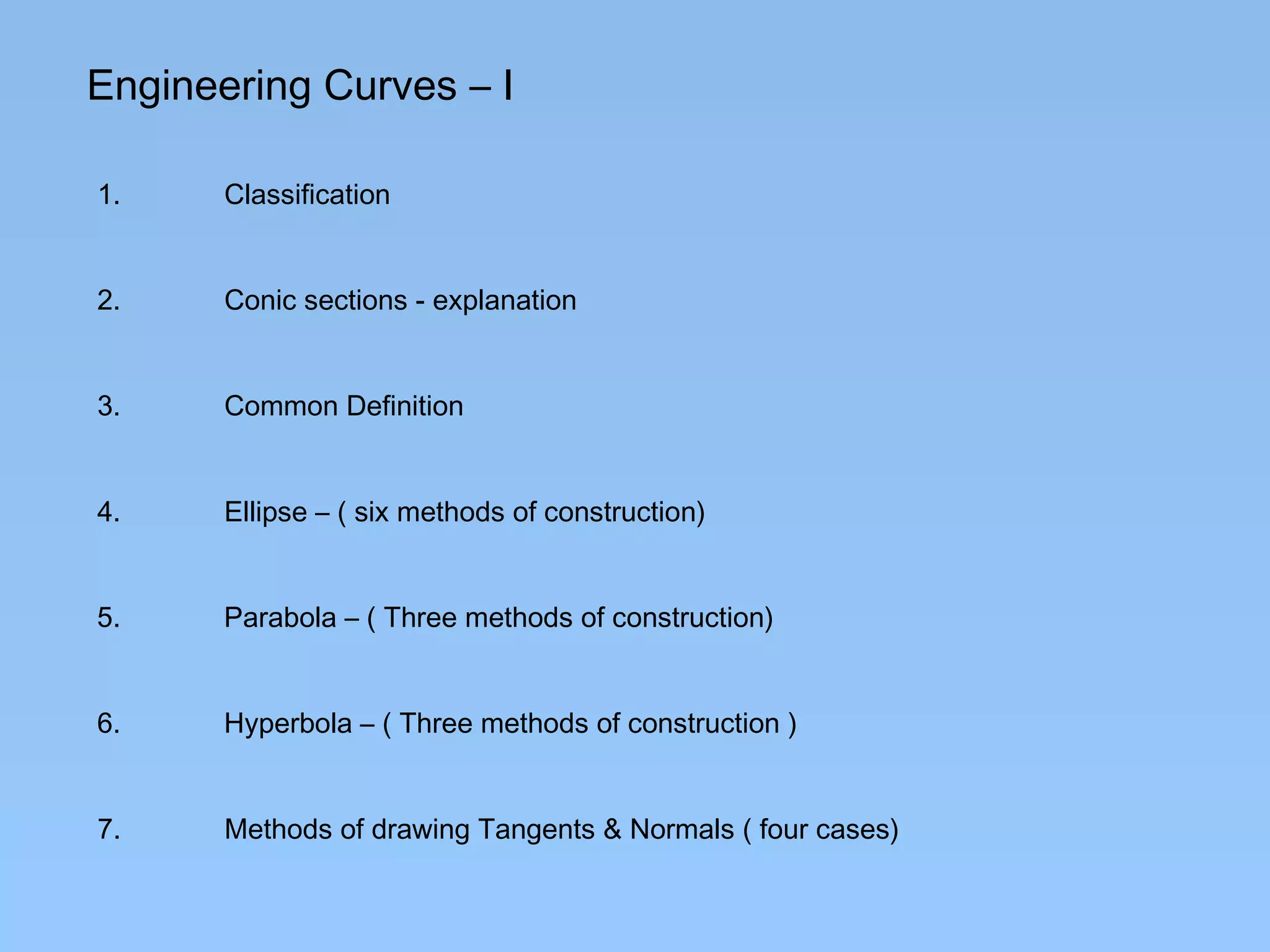 Unit 1 engineering curves | PPT