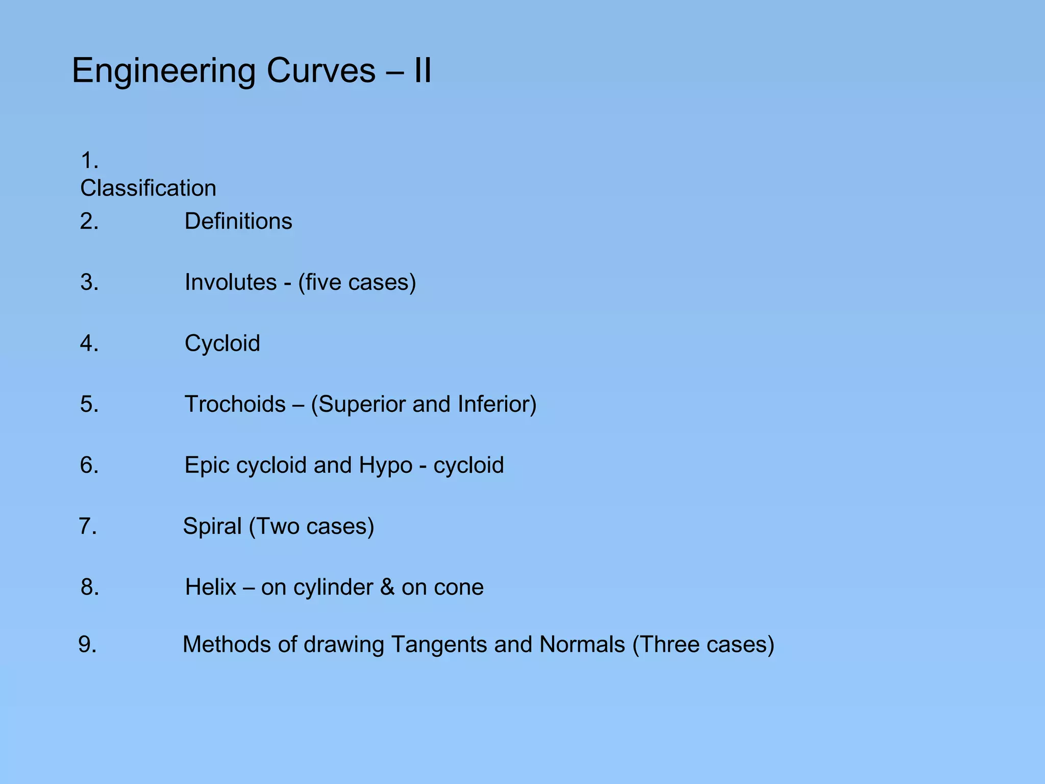 Unit 1 engineering curves | PPT