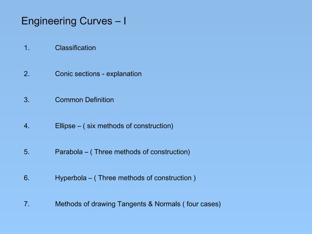 Unit 1 engineering curves | PPT