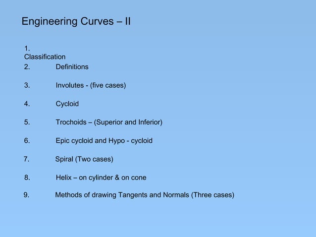 Unit 1 engineering curves | PPT