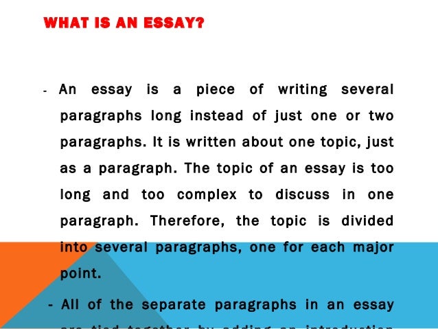 Unit 1 essay writing