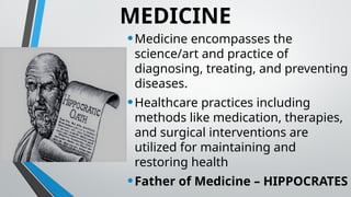 Healthcare and evolution of medicine through the ancient eras till 21st ...