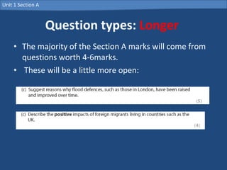 Unit 1 Exam Questions – Section A | PPT