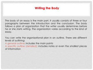 Unit 1 exploring the essay | PPTX
