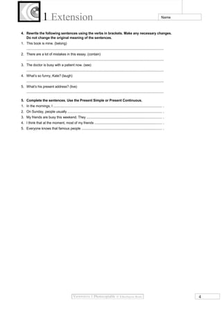 Unit 1 extension | DOC