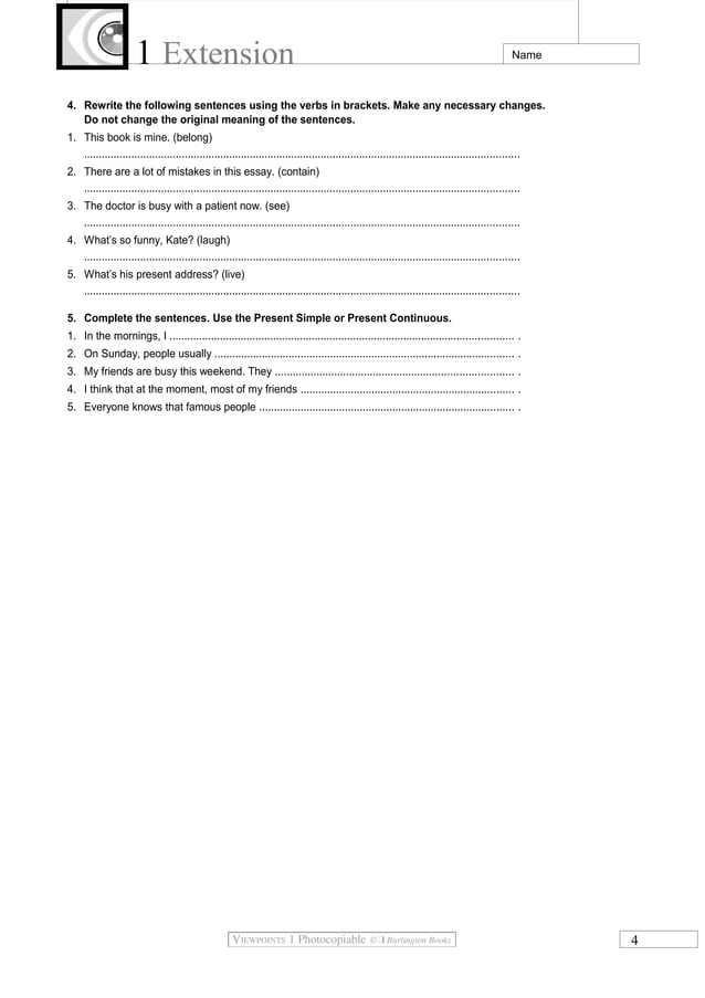 Unit 1 extension | DOC