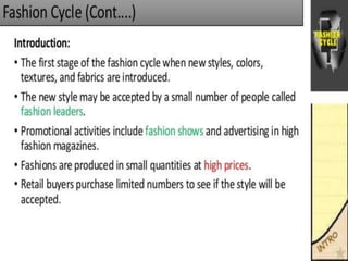 UNIT 1 fashion cycle, fashion theory.pptx | Fashion Trends | Style ...