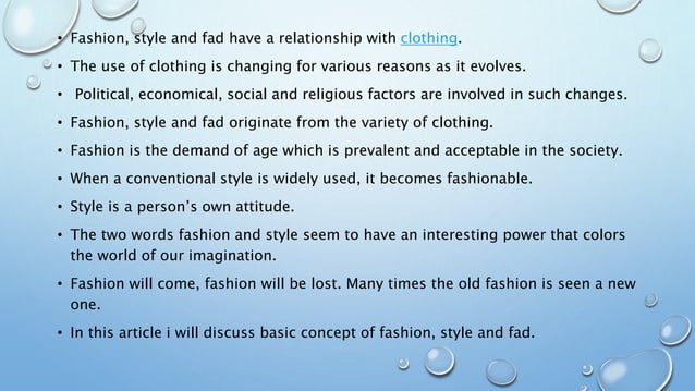 UNIT 1 FASHION TERMINOLOGY .pptx | High Fashion | Style & Fashion