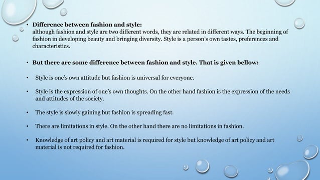 UNIT 1 FASHION TERMINOLOGY .pptx | High Fashion | Style & Fashion