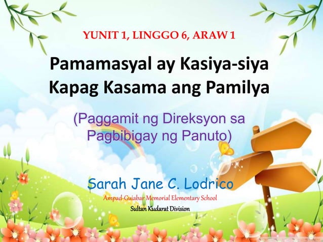 UNIT 1, FILIPINO WEEK 6, Day 1-4.ppsx