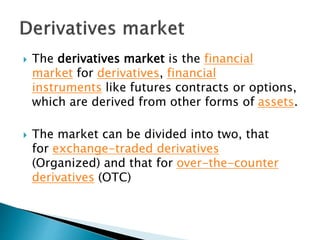 Unit 1 financial derivatives | PPTX