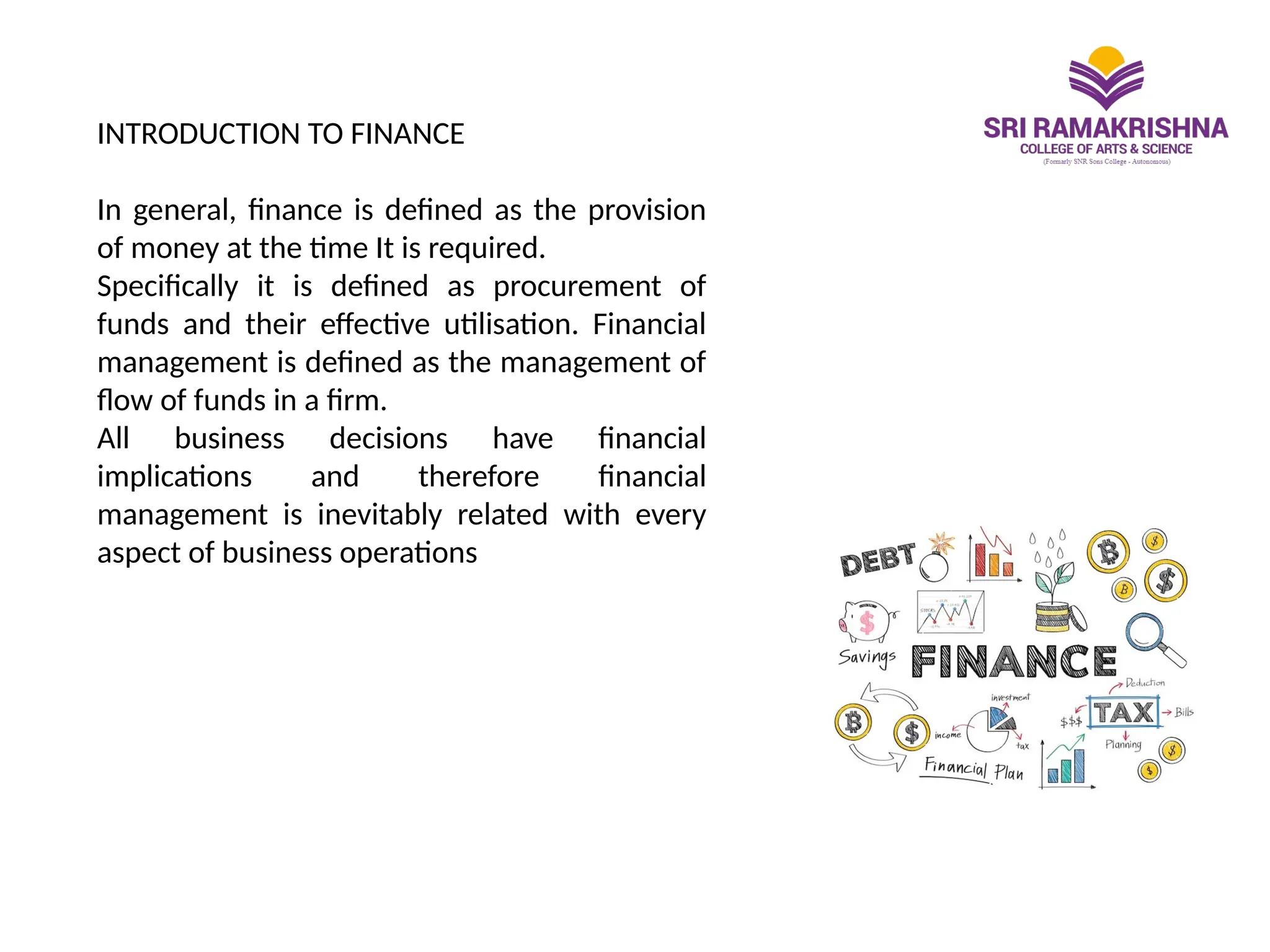 Financial Management: Principles and uses | PPTX