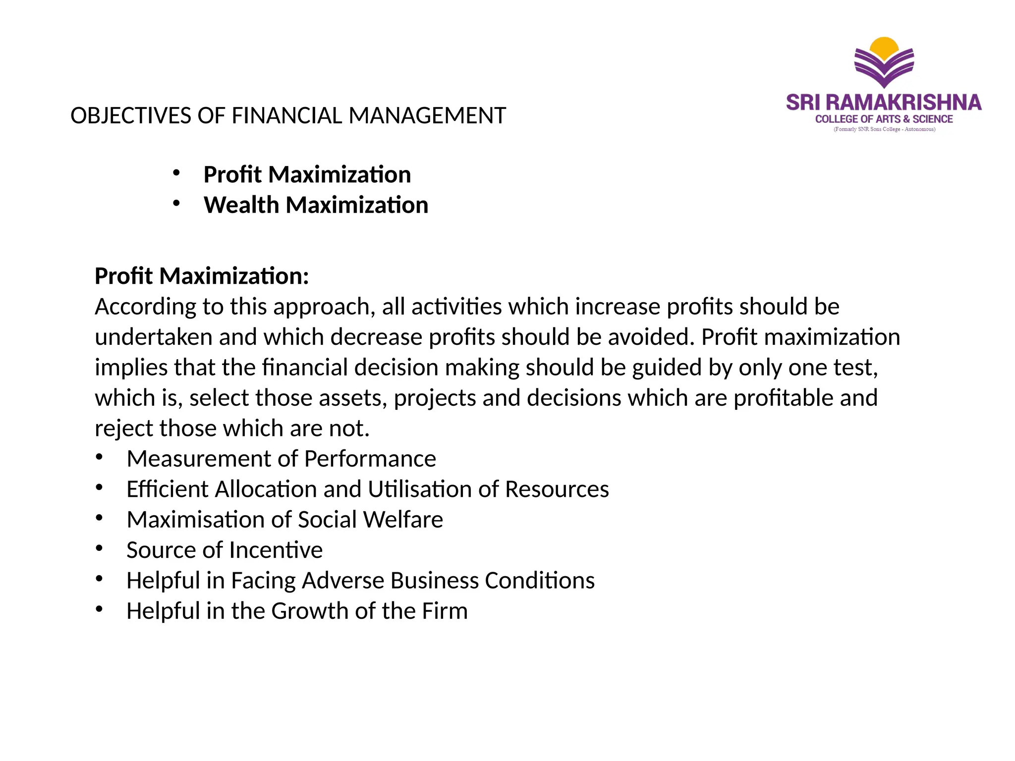 Financial Management: Principles and uses | PPTX