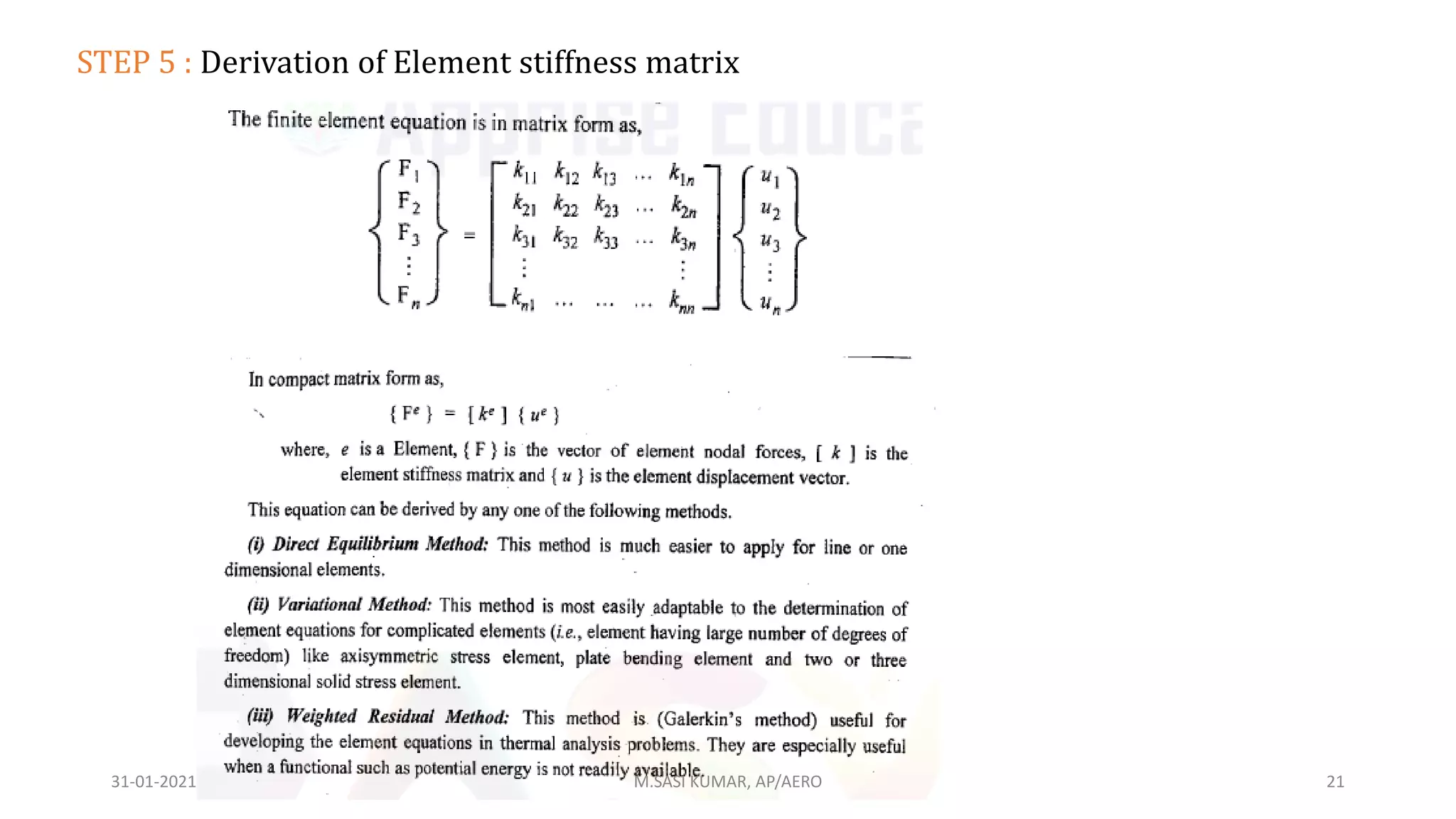 Finite Element Method Pdf Physics Science