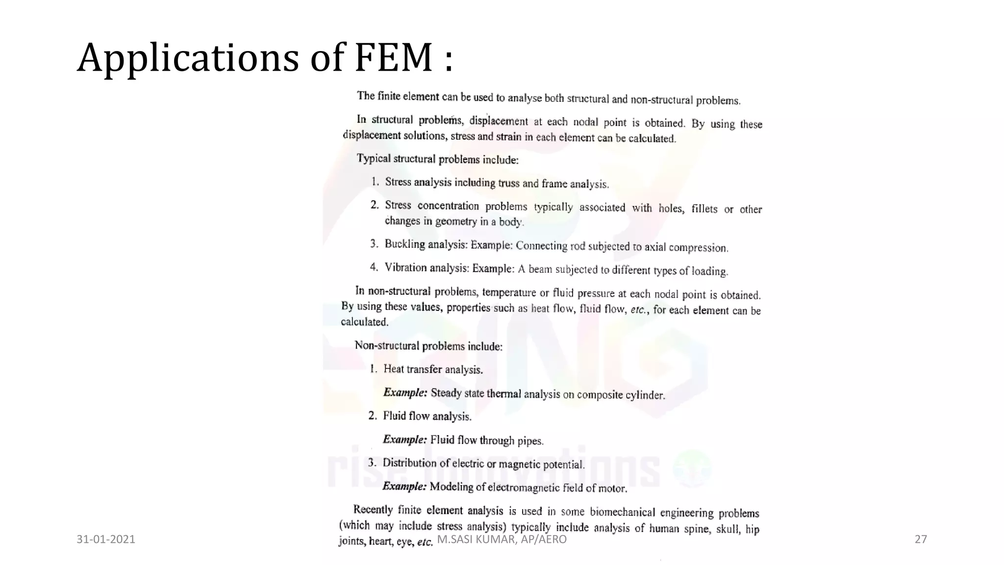 Finite Element Method Ppt