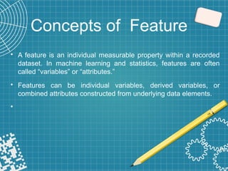 Feature types and data preprocessing steps | PPTX