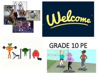 Unit 1 FIRST TOPIC IN PE GRADE 10-PROMOTING HEALTHY LIFESTYLE | PPT