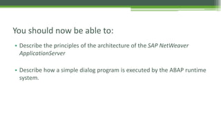 Unit 1 - SAP System Architecture | PPTX