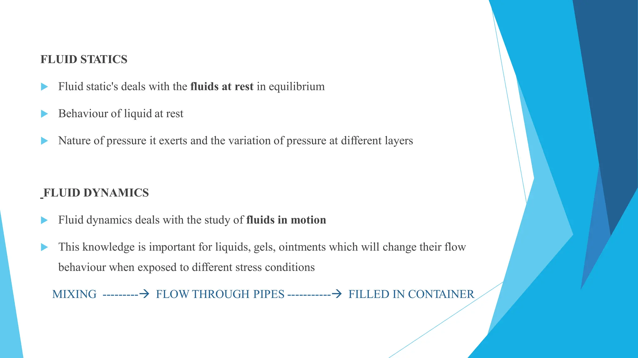 flow of fluid and its mechanism along with principle | PPTX