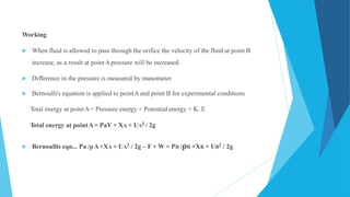 flow of fluid and its mechanism along with principle | PPTX