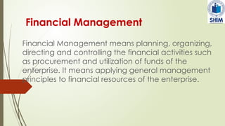 Financial Management Basics, Functions and objectives | PPTX