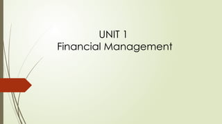 Financial Management, Functions, Scope and objectives | PPTX