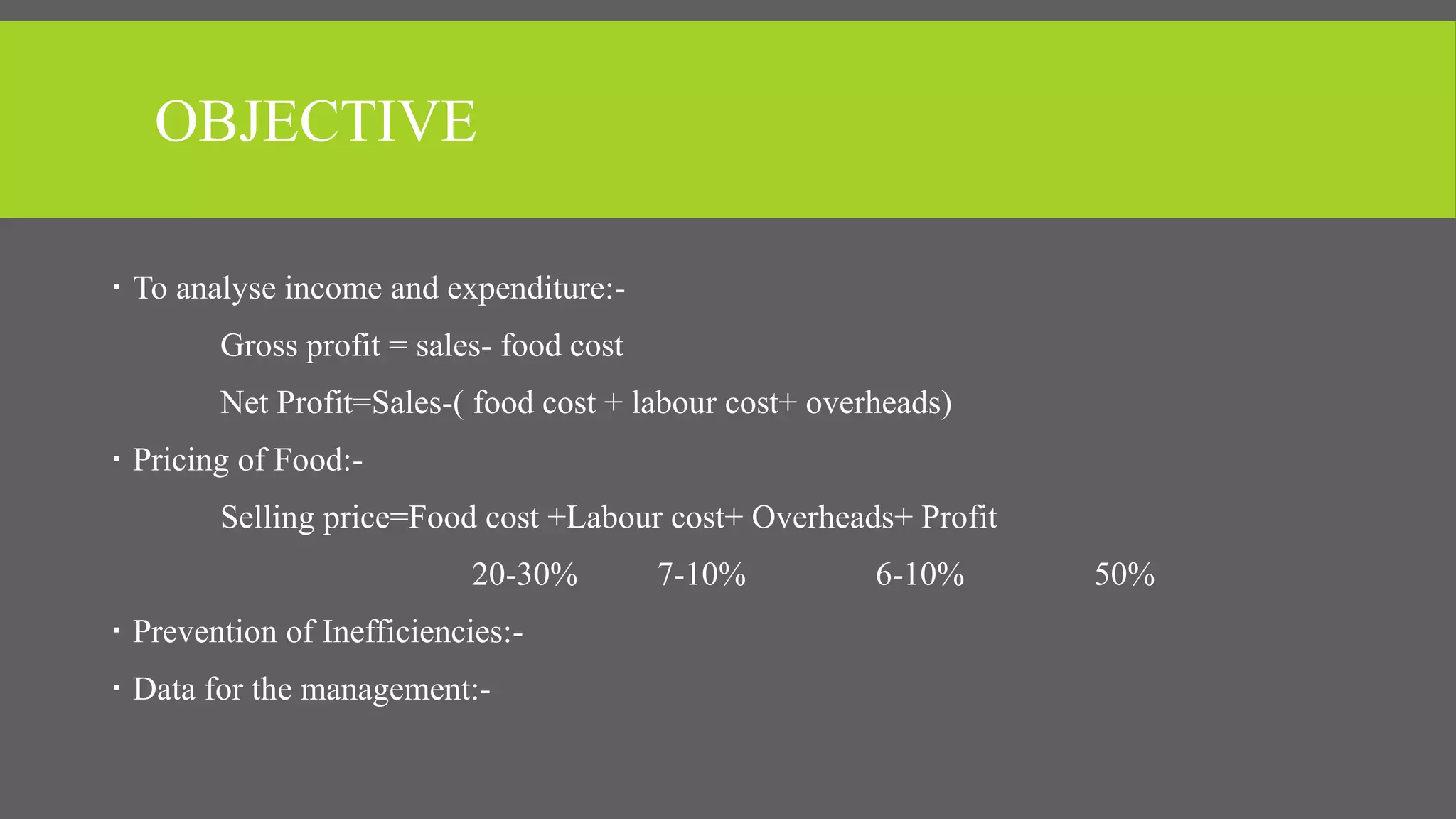 Unit 1 food cost controls | PPTX