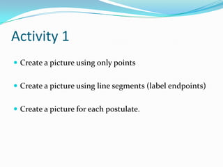 Unit 1 foundations of geometry | PPT