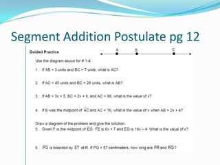 Unit 1 foundations of geometry | PPT